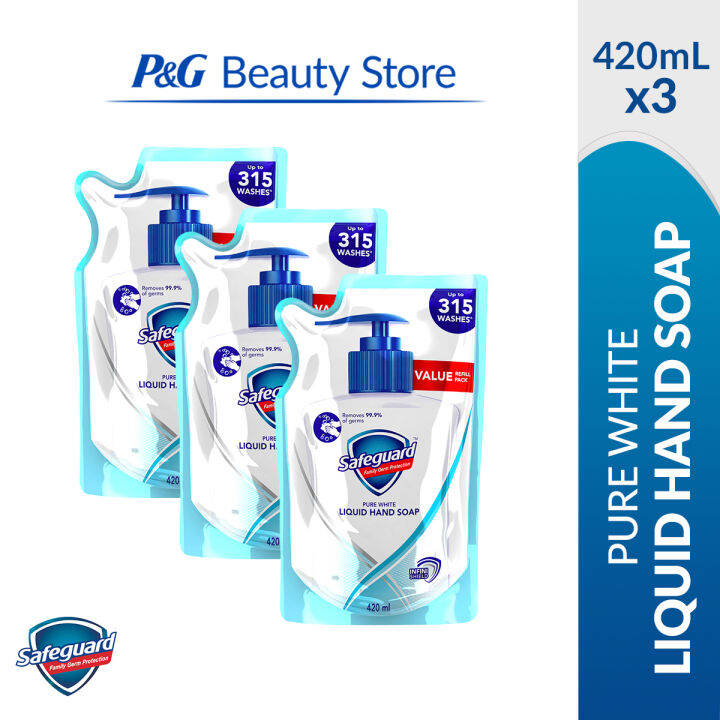 Safeguard Liquid Hand Soap White 420ml Refill Trio Lazada Ph