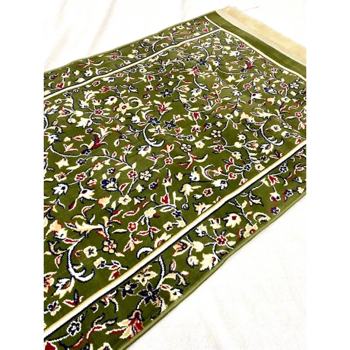 Sejadah Raudhah Premium-Green Flora : Made in Madinah | Lazada
