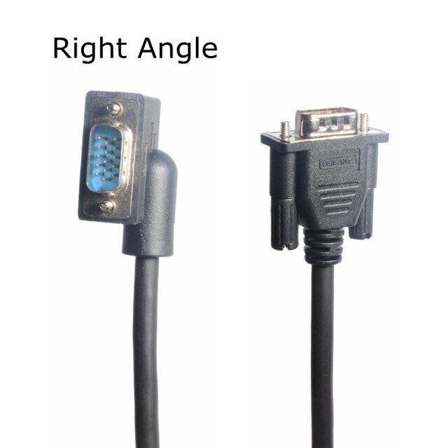 Computer Monitor Vga Cable Standard 15 Pin Connector Right Left Up Down ...