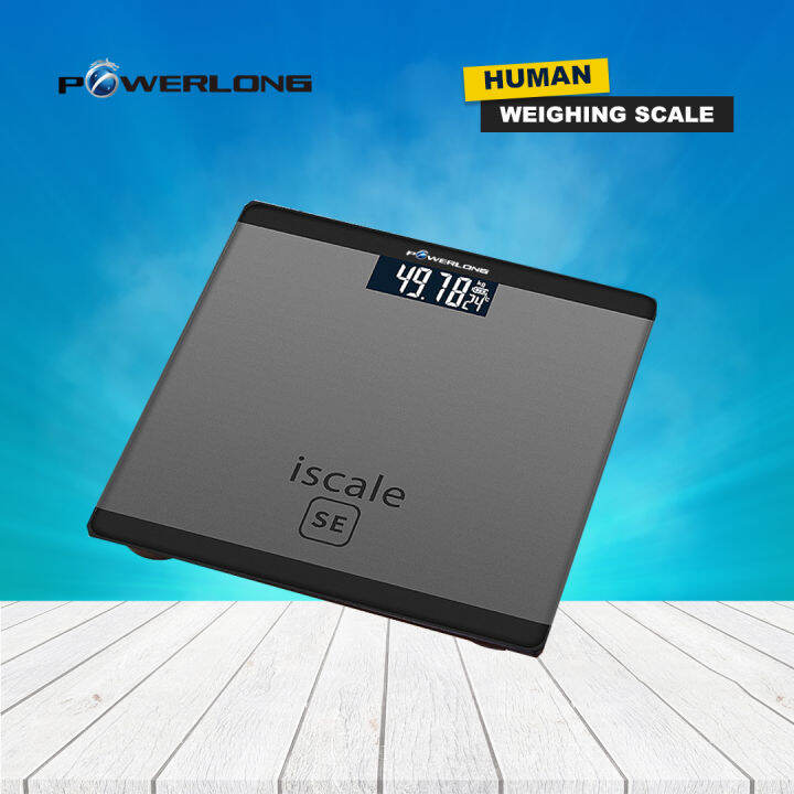 Powerlong PH High Quality Digital LCD Tempered Glass Human Weighing ...