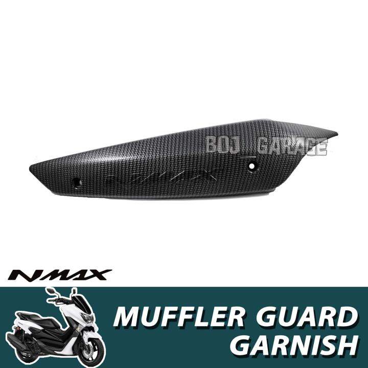 NMAX v1 HEAT GUARD/ MUFFLER GUARD GARNISH CARBON *PLUG AND PLAY | Lazada PH