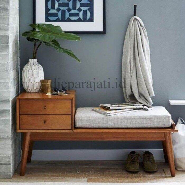 Bench Dengan Laci Kayu Jati | Lazada Indonesia