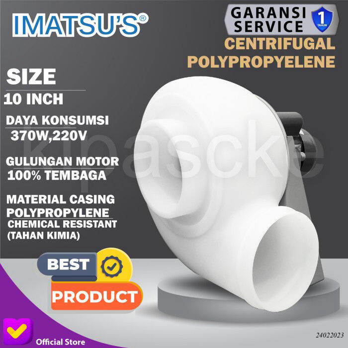 Centrifugal Fan PP Plastik 10" Blower Keong Blower Lemari Asam | Lazada ...