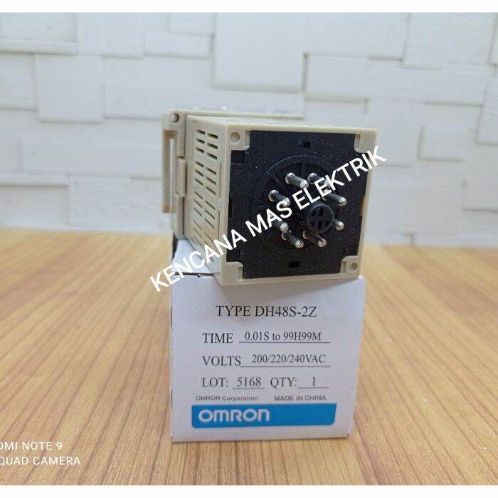 TIMER RELAY DH48S COUNTER DIGITAL OMRON 220VAC/DC12V/24V+SOCKET 8PIN ...