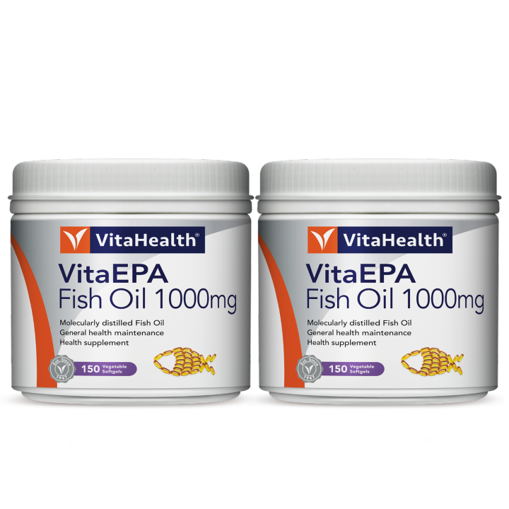Vitahealth Vita Epa Fish Oil 1000MG 150's X 2 | Lazada