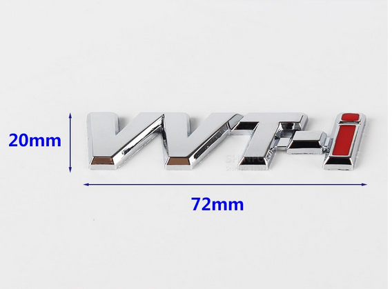 โลโก้ โตโยต้า แต่ง ติดด้านข้าง หลัง และ ข้าง ราคาต่อชิ้น VVT-i Logo Car ...