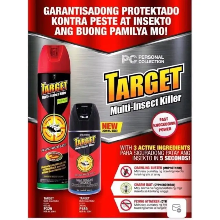 TARGET MULTI-INSECT KILLER 600ml/300 ml | Lazada PH