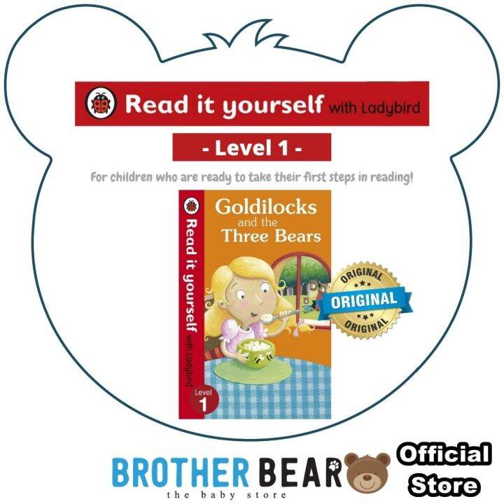 Ladybird Read It Yourself Level 1 - Goldilocks and the 3 Bears|BROTHER ...