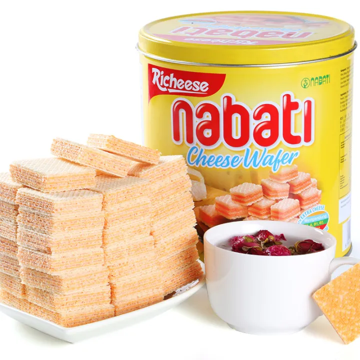 Imported cheese cheese wafer cookies 3 boxes of nabati cheese sandwich ...