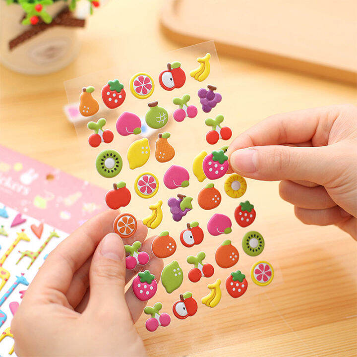 Stickers for children Cartoon stickers 3D bubble stickers Kindergarten ...
