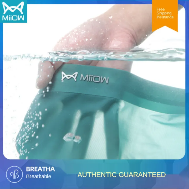 Cw】 Miow ชุดชั้นในชายน้ำแข็งผู้ชายฤดูร้อนระบายอากาศต้านเชื้อแบคทีเรีย ...