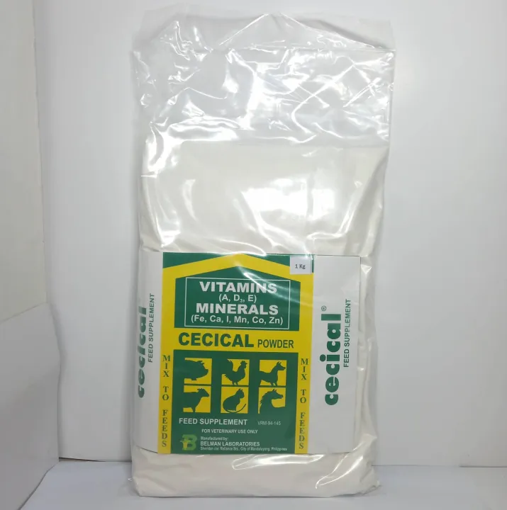[VET SUPPORT] 1pack CECICAL POWDER 1000grams / VITAMINS & MINERALS ...