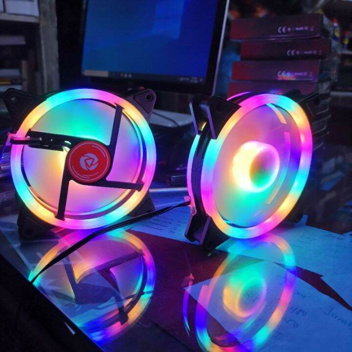 INPLAY DF12 M10 / m20 / m35 Rainbow RGB Fan LED fans for Gaming PC 5.0 ...