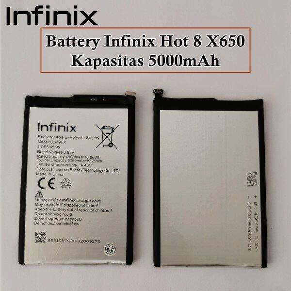 INFINIX Battery BL-49FX | Baterai Hot 8 X650 5000mAh BL49FX - Original ...