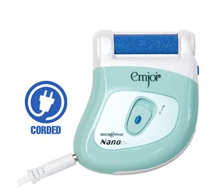 Emjoi Corded Micro-Pedi Pedicure Nano Foot Callus Remover Removal for ...