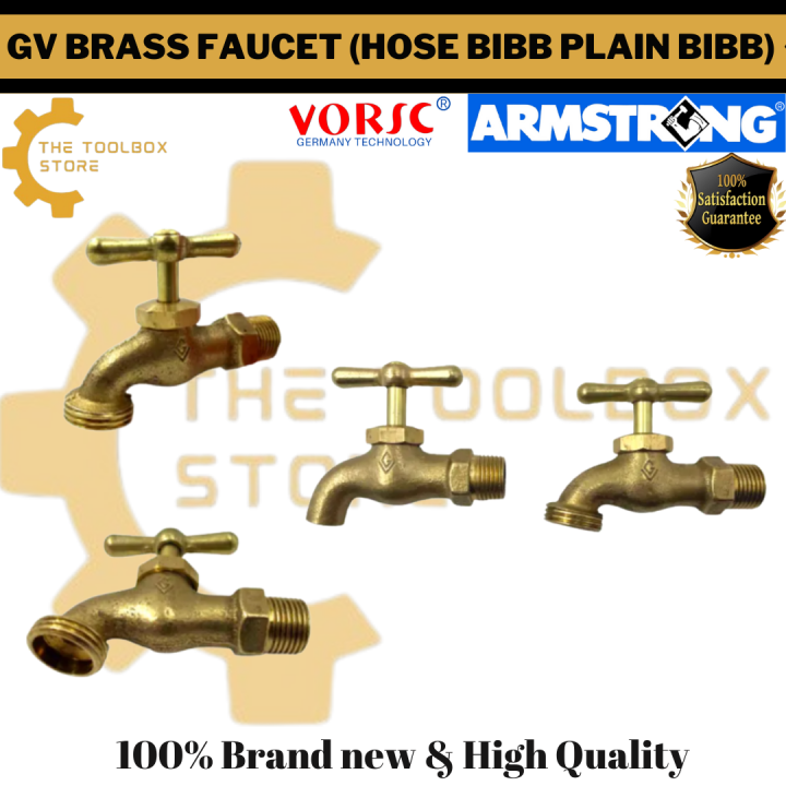 TOOL BOX STORE GV Brass Faucet (hose bibb plain bibb) Hight Quality | Lazada PH