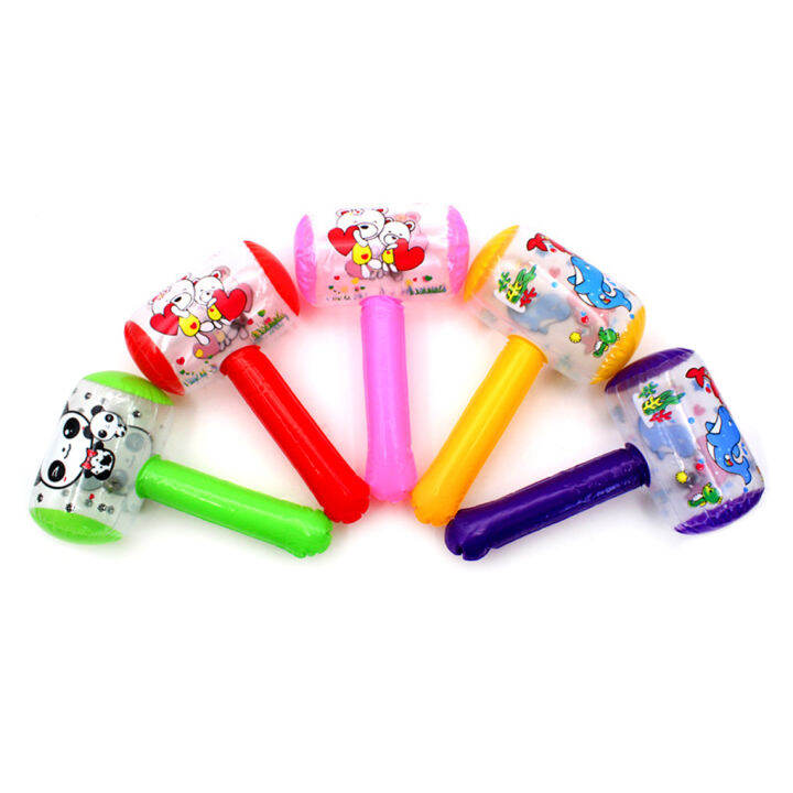 Color Random Kids Inflatable Hammer Kids Hammer Toy Children Cartoon ...