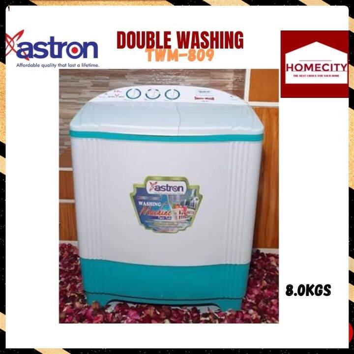 ASTRON TWIN TUB WASHING MACHINE TWM-809 | Lazada PH
