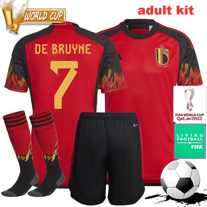 Adult kit Belgium national team home soccer Jersey 2022 2023 World Cup ...