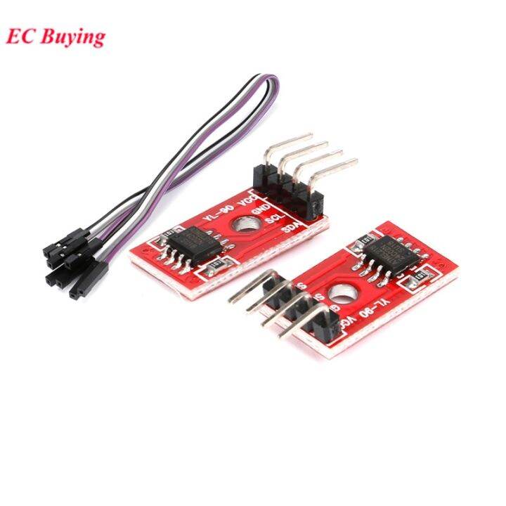 AT24C02 IIC I2C Serial Interface Port EEPROM Memory Storage โมดูลสำหรับ DIY Electronic Smart Car ...