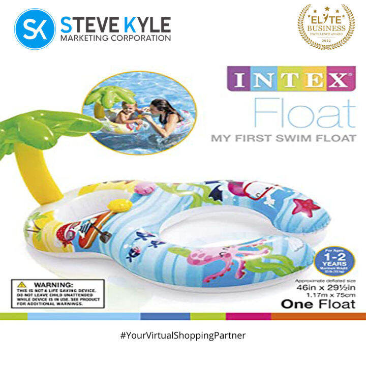 Intex 56590 My First Swim Float, Inflatable Baby Float, for Ages 1-2 ...