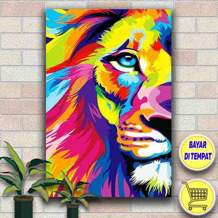 (Bisa COD) Hiasan Dinding Poster Kayu Pop Art Wall Decorasi / Banyak ...