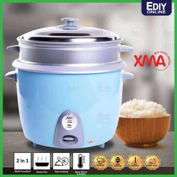 【NEW】 XMA XMA-28RCS Rice Cooker 2.8L Non-stick Aluminium Inner Pot ...