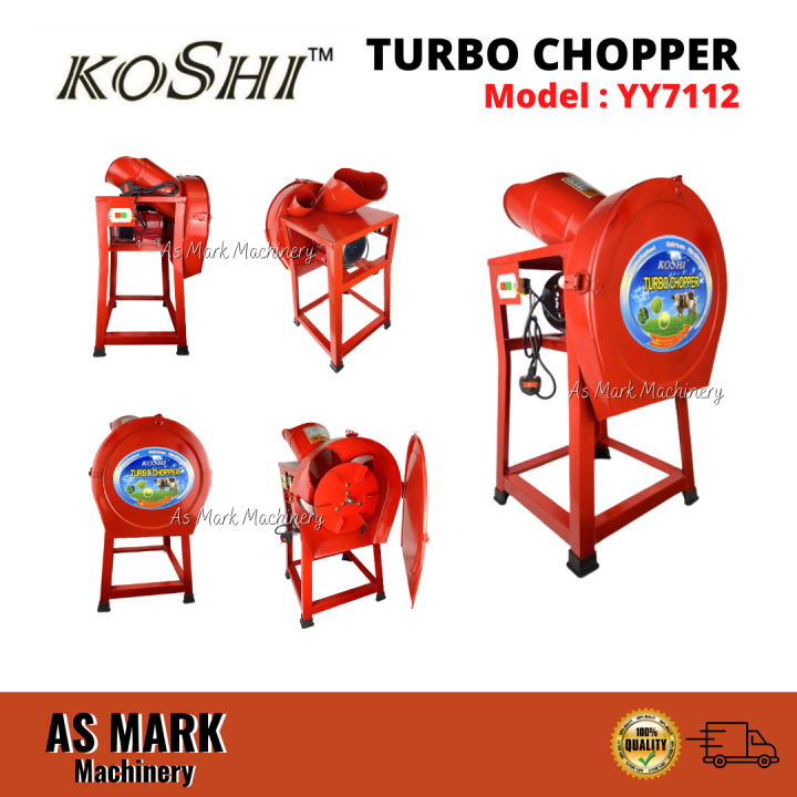 Koshi Elecctric Turbo Chopper/ Turbo Chopper (Belt) Mesin Pemotong ...