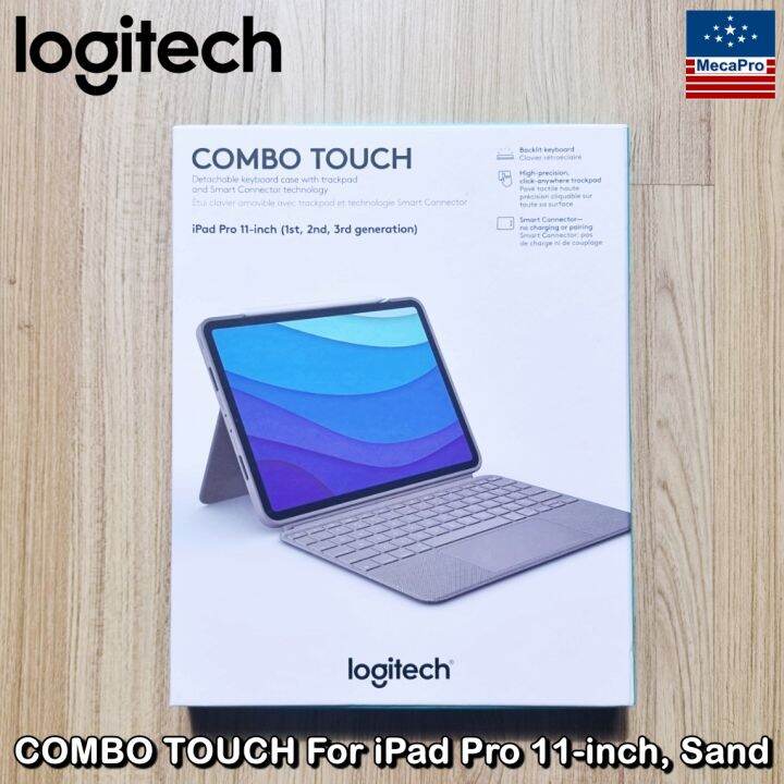 Logitech® COMBO TOUCH For iPad Pro 11-inch, Sand โลจิเทค เคสคีย์บอร์ด ...