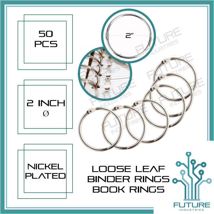 Circular Loose Leaf Binder Rings Large Book Rings Ring Binder Medium 2 ...