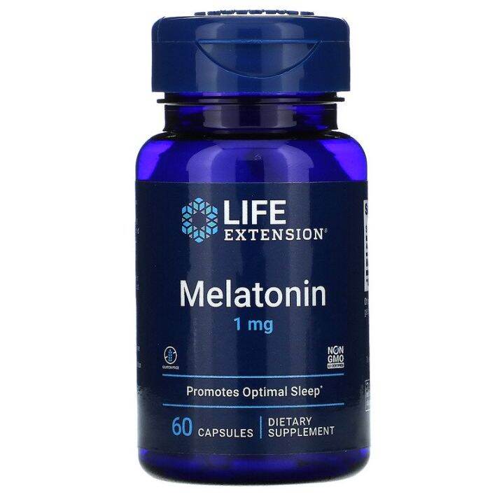 Melatonin, 1 mg, 60 Capsules | Lazada PH