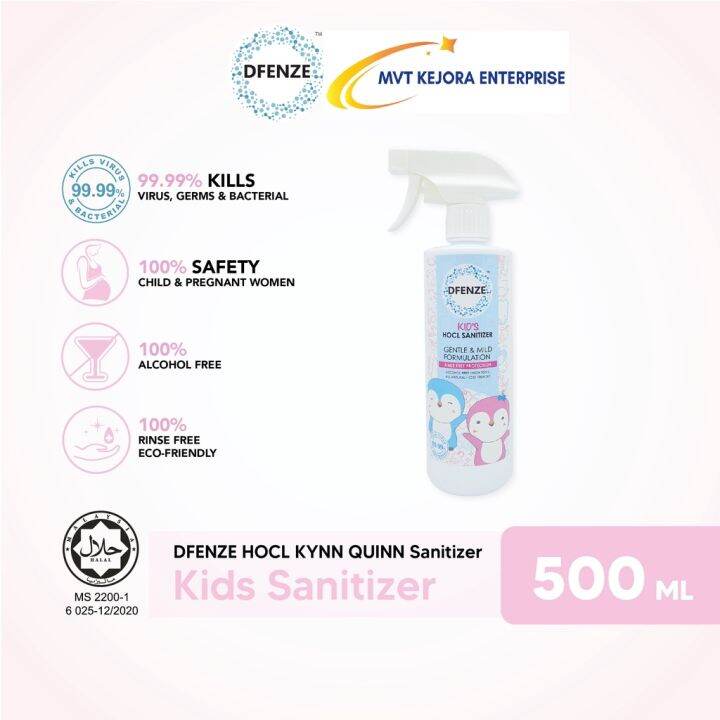 Dfenze Hocl Sanitizer & Disinfectant Multi-Purpose - 500ml Kynn Quinn ...