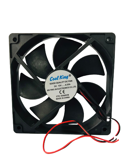 Fan 12V DC Brushless Quiet Cooling 12025 120x25mm for PC Computer Case ...