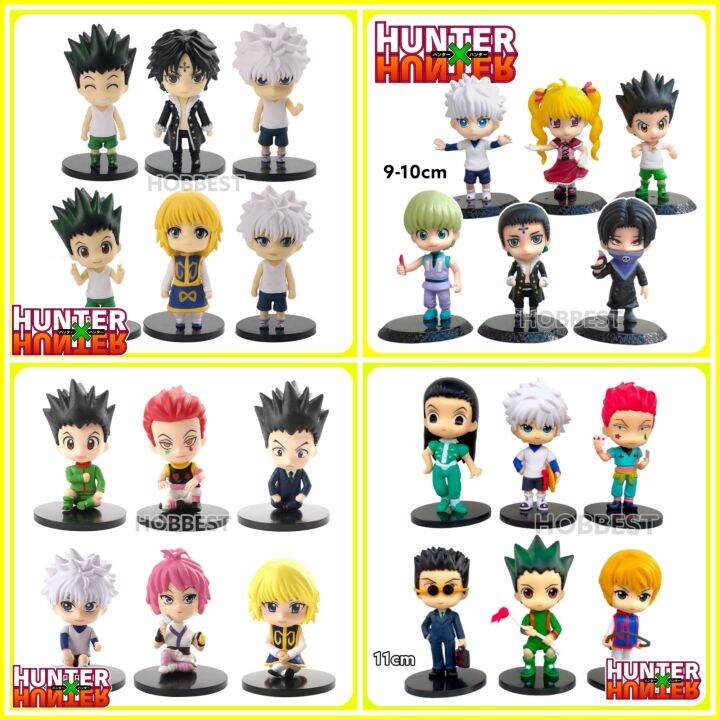 Action Figure HUNTER X HUNTER isi 3 pcs Miniatur Topper Kue Pajangan ...