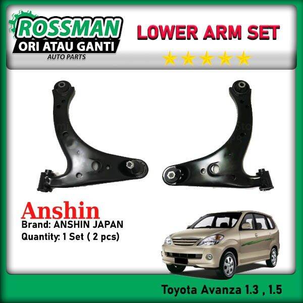 ANSHIN JAPAN FRONT LOWER ARM FOR TOYOTA AVANZA 1.3, 1.5 LH / RH | Lazada