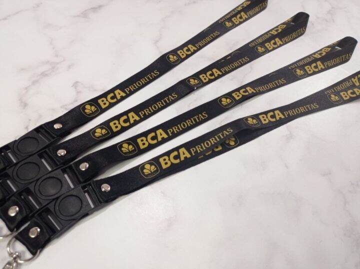 Lanyard Custom Bank BCA prioritas Cetak Lanyard Full Colour Surabaya ...