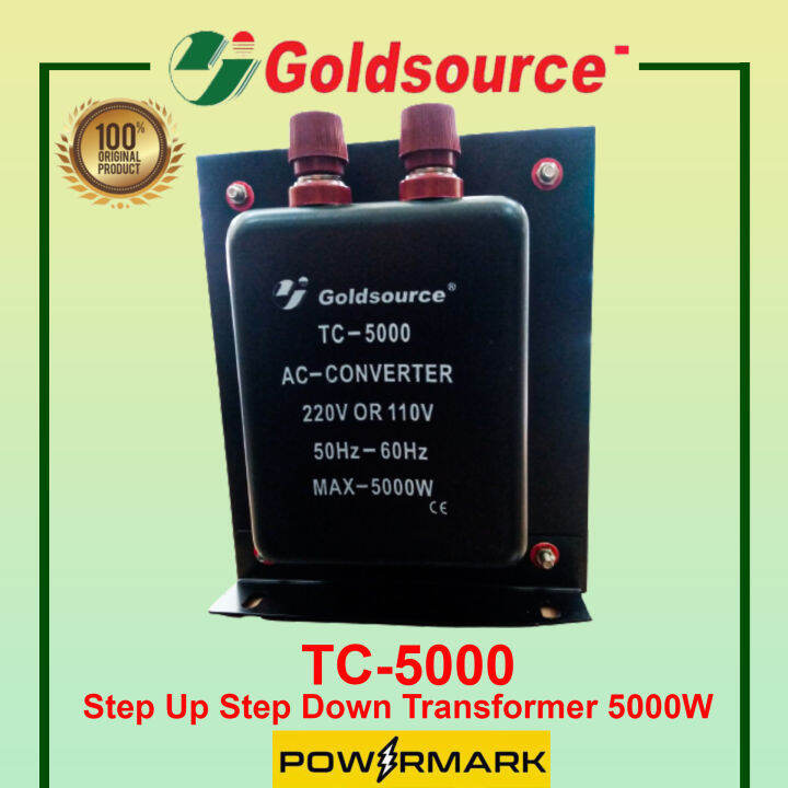 GOLDSOURCE TC-5000 Step Up Step Down Transformer 5000W [POWERMARK | GED ...