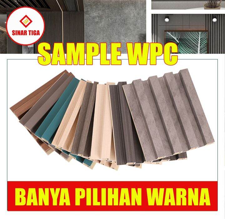 SAMPEL!!DIBACA YA 10cm Wpc Wall Panel Dekor Dinding Kisi Kisi Motif ...