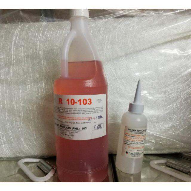 Premix Resin W/ Local Hardener Fiber Mat 1kg | Lazada PH