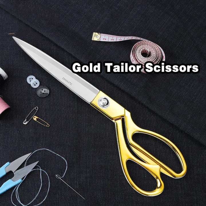 Professional Tailor Scissors Stainless Steel Sewing Scissors Fabric ...