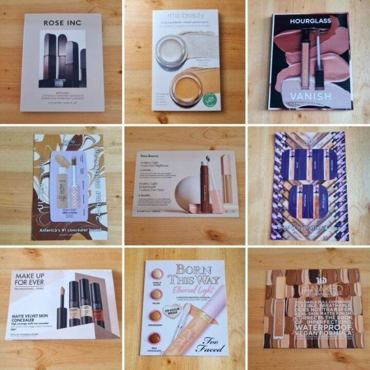 Concealer Sample Cards (Sold Per Card) Batch 2 | Lazada PH