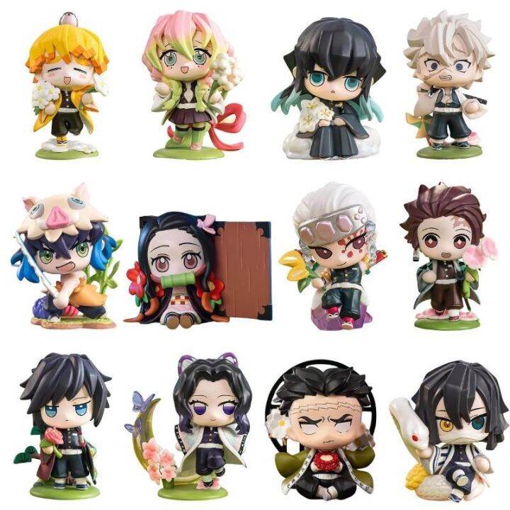 POPMART Bubble Mart Demon Slayer: Kimetsu no Yaiba Birth Flower Series ...
