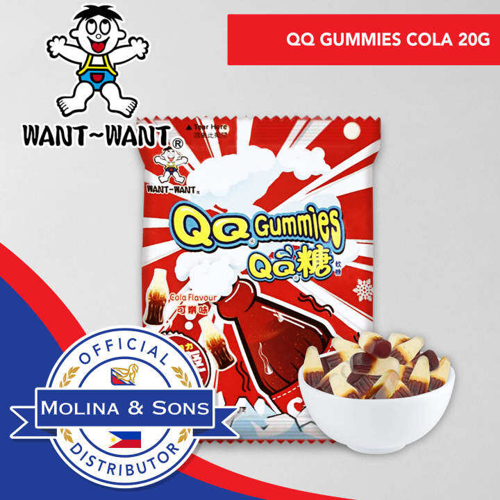 Want Want QQ Gummies Cola 20g 50% OFF (Expiry Date: June 13 2023) | Lazada PH