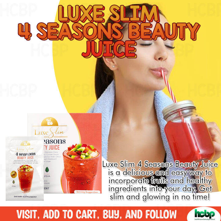 Luxe Slim 4 Seasons Beauty Juice 10 Sachets, Slimming, Anti-aging ...