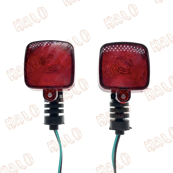 motorcycle signal light tmx (blue) HALO MOTORS | Lazada PH