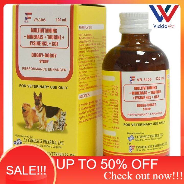 DOGGY DOGGY Multivitamin Supplement Syrup for pets 120 ml for cats oral ...