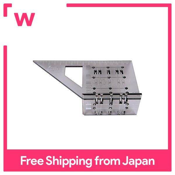 Shinwa ไม้บรรทัดชนิดหยุด2 × 4 62115แบบใสสองคูณสี่ | Lazada.co.th