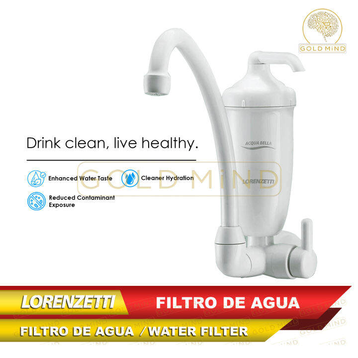 Lorenzetti Water Filter Acqua Bella 3 Stage Wall Mount Water Purifier ...