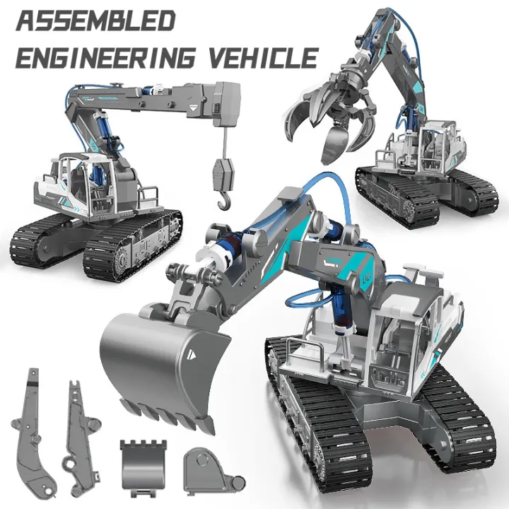 Gemeer DIY Assembly Construction Vehicle Hydraulic Power Assembly ...