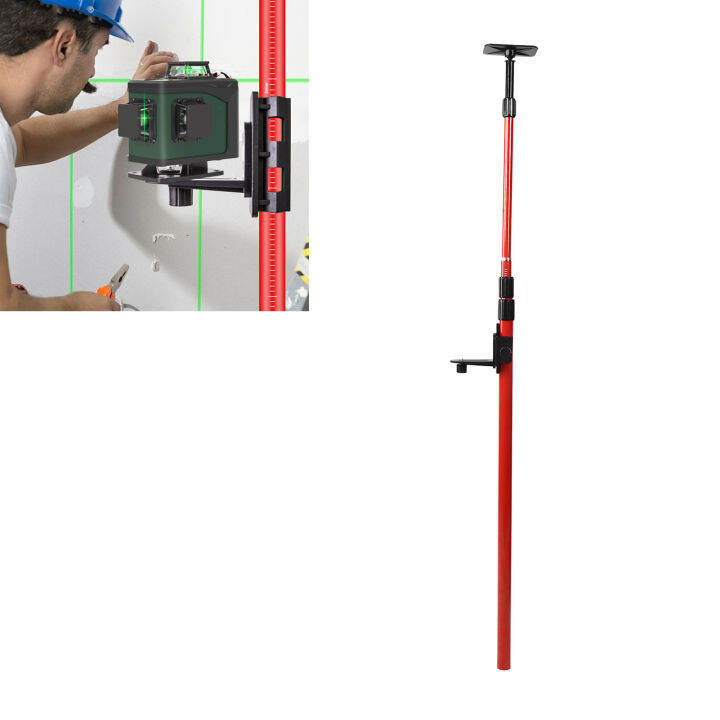Laser Telescoping Pole Extendable Mounting Support for Rotary Line ...